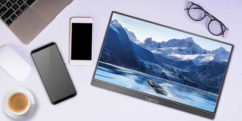 How To Connect Your Smartphone To A Portable Monitor – Lepow Portable ...