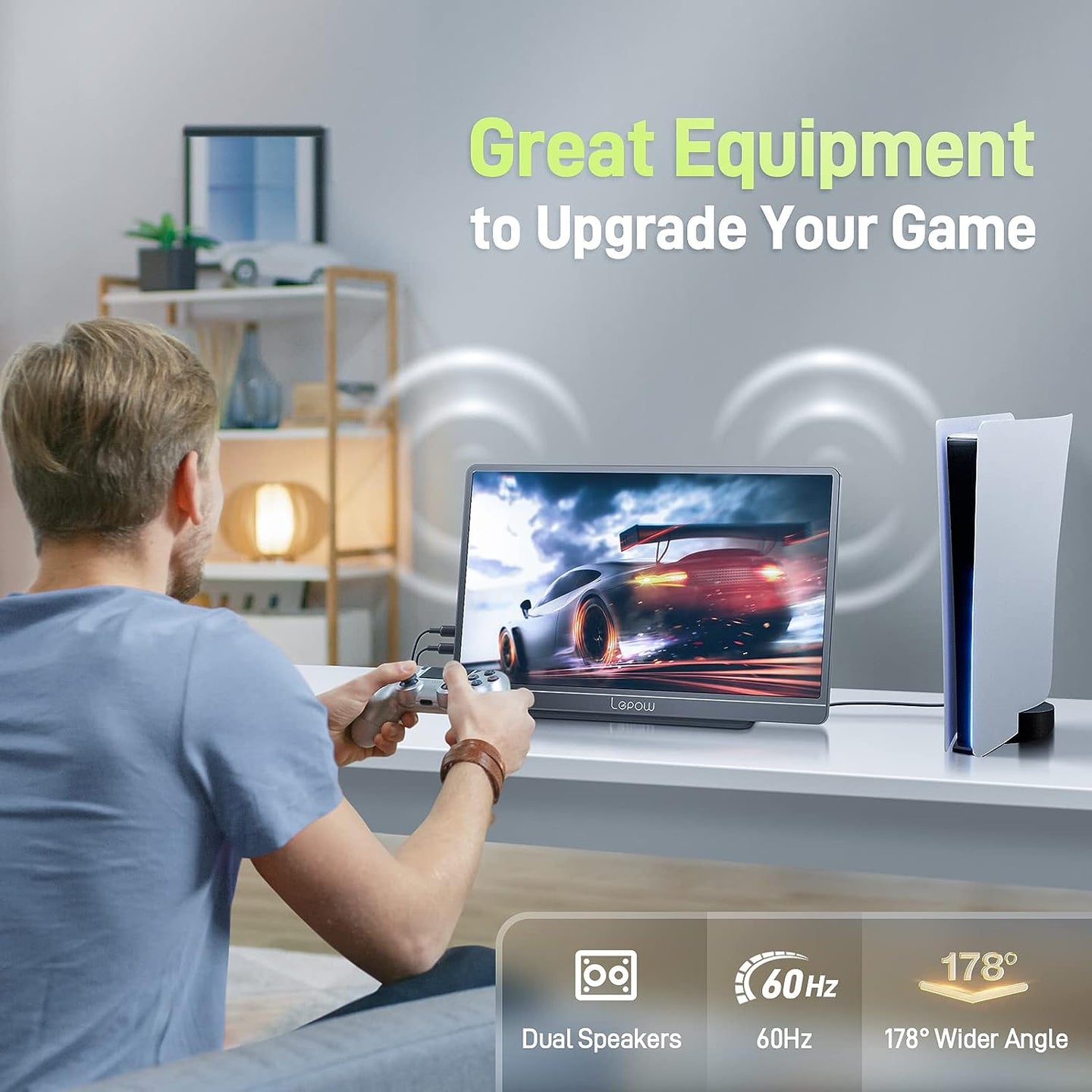 Lepow Z1 E5 15.6" FHD Portable Monitor – 100% sRGB, IPS, HDR, USB-C, U ...